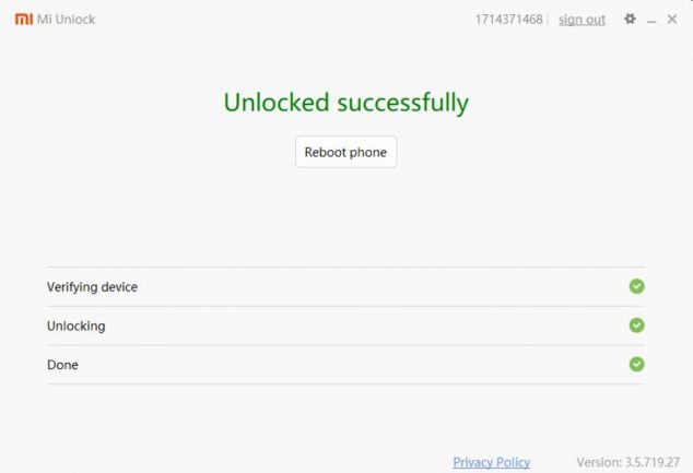 Hướng dẫn Unlock Bootloader điện thoại Xiaomi bằng công cụ Mi Unlock
